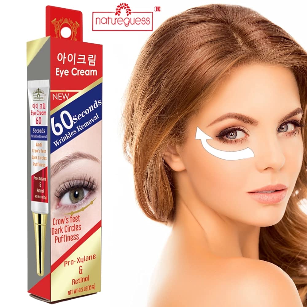 Instant eye cream with retinol, firming, anti-puffiness, wrinkles, removing dark circles, moisturizing skin (1)