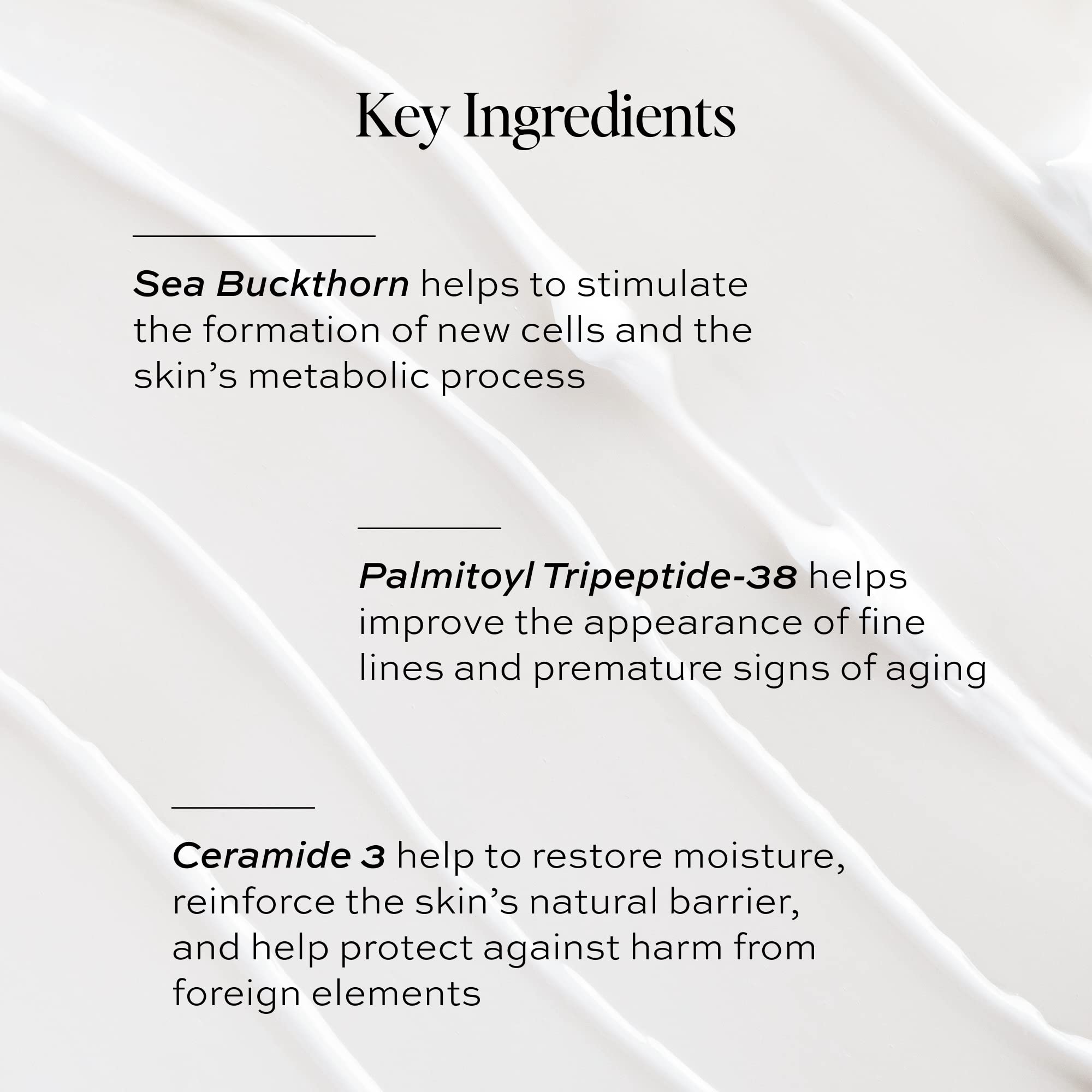DIME Beauty Restorative Night Cream, Facial Moisturizer with Ceramides and Sea Buckthorn, 1.7 oz / 50 ml