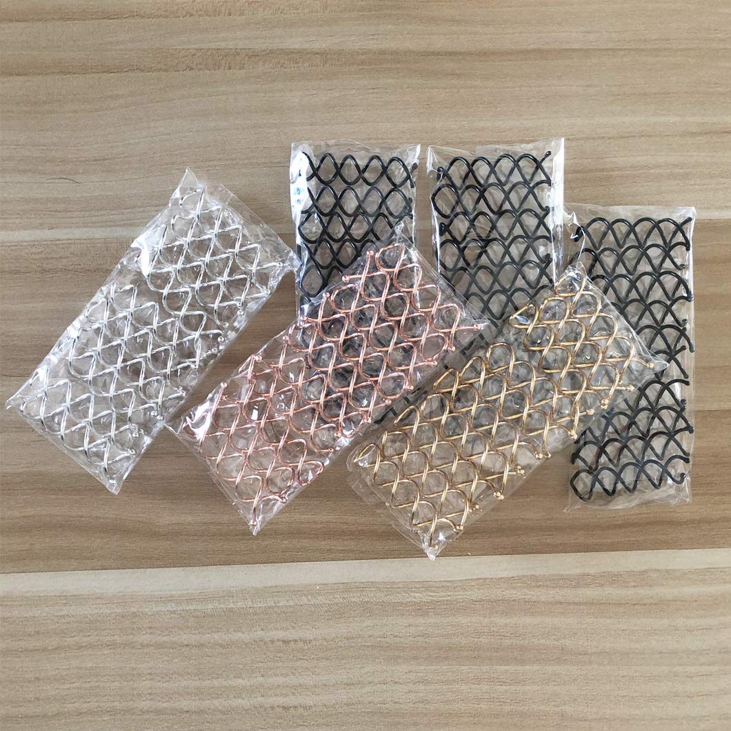 60Pcs Spiral Hair Pin Messen Bobby Hair Pins Spin Pins Non-Scratch Round Tips Twist Screw Hair Pin (Black/Silver/Gold/Rose Gold)