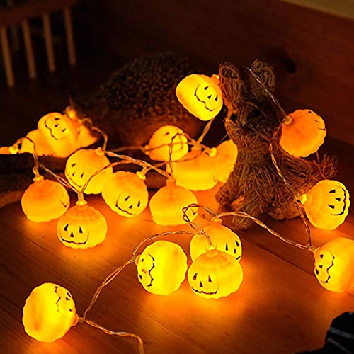 1m/2m/3m Halloween Pumpkin Led String Lights Garden Home Party Decoration Holiday String Light Halloween Lights 1M 10 LEDs(Arrived in About 15 Days)
