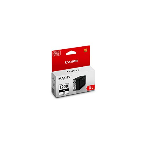 Canon 3 Pack PGI-1200 XL Black Pigment Ink Tank for MAXIFY MB2020, MB2120, MB2320, and MB2720 Printers, 1200 Pages Yield