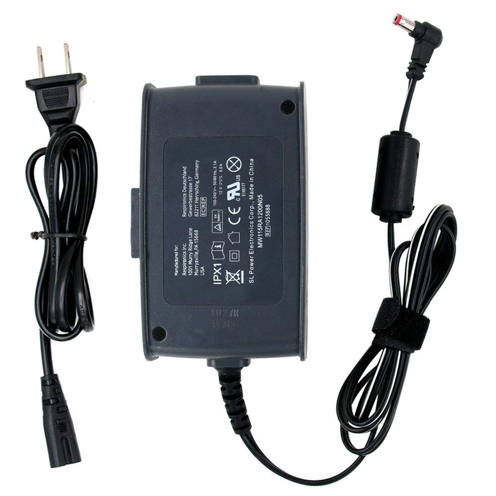 60W 12V 5A AC DC Adapter Charger Replacement for Philips Respironics Pro M Series 1015642 CPAP Machine 50 Series System One REMstar Auto A-Flex 550 REF 550P Power Supply