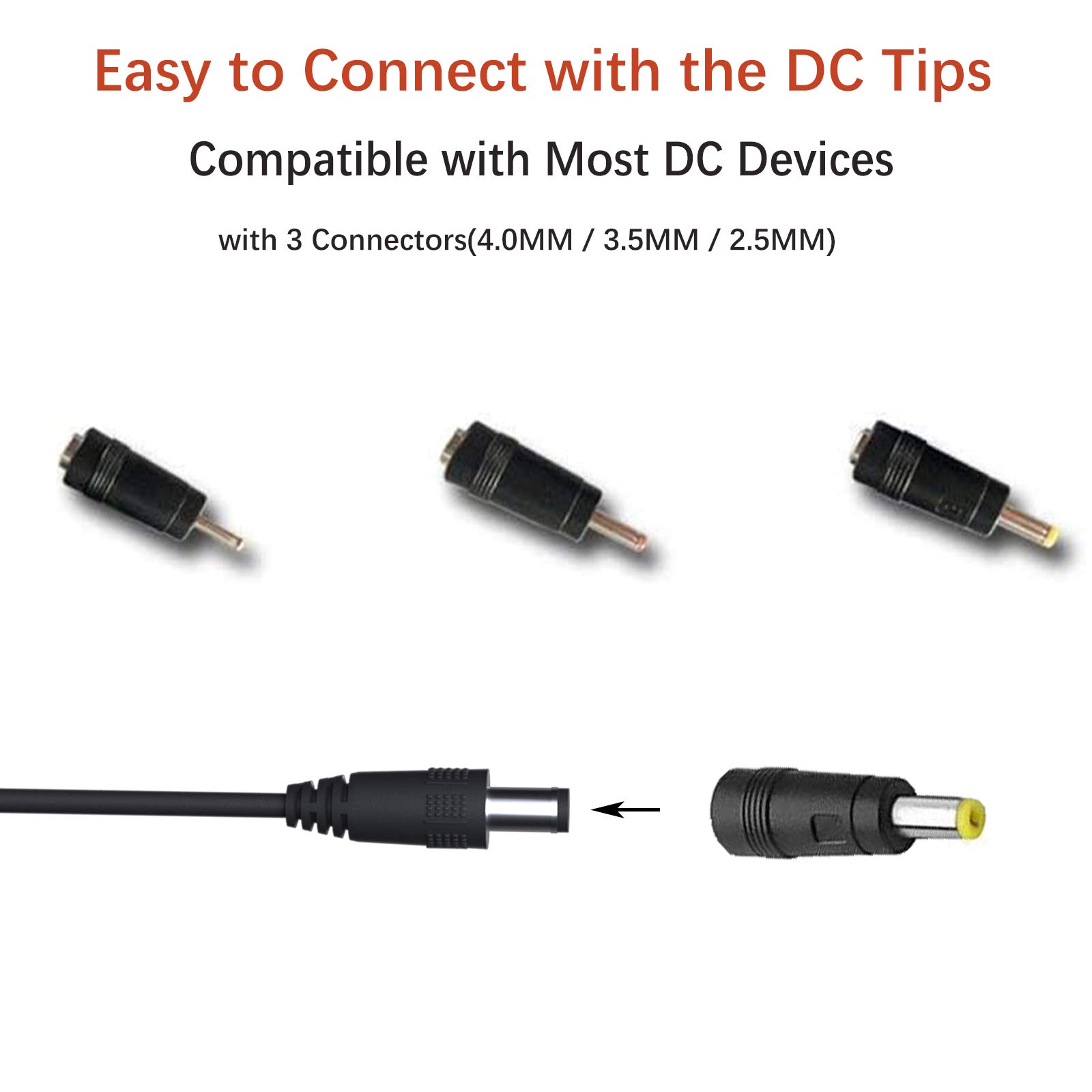 5V Baby Swing Replacement Power Cord Compatible with Swing, Simple Swing, Glider LX, Glider Elite, Glider Petite LX, Sweetpeace, Sweet Snuggle, DuetConnect LX, DuetSoothe AC Adapter (6.6FT)