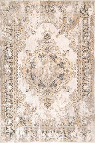 nuLOOM Vintage Medallion Jodee Area Rug, 4' x 6', Gold