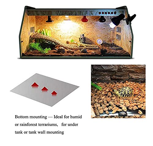 14W Reptile Heating Pad&Reptile Reflective Insulation Film Under Tank Terrarium Keep Warming Pet Animals Heater Heating Pad Mat Reptile