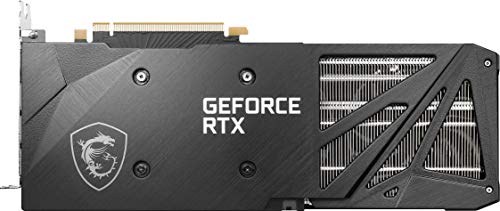 MSI GeForce RTX 3060 Ti Ventus 3X 8G OC LHR Gaming Graphics Card - 8GB GDDR6, 1695MHz, PCI Express Gen 4, 256-bit, 3X DP v 1.4a, HDMI 2.1 (Supports 4K)