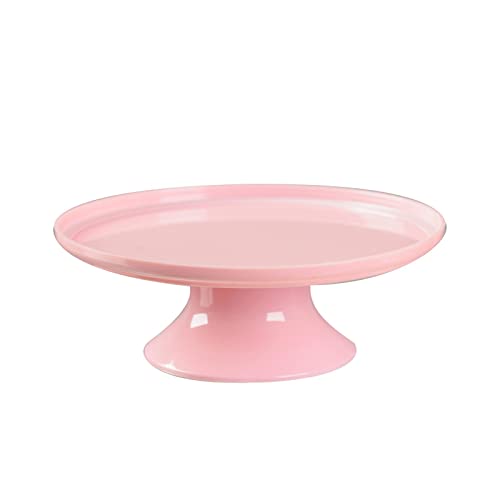 Acrylic Round Cake Stand Cupcake Stand Candy Stand (Baby Pink)