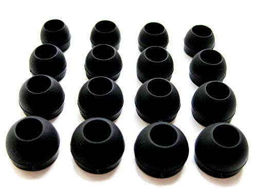 16pcs (B-4sz) Replacement Earbuds Eartips Adapters Compatible with RHA MA750 Wireless Earphones Headphones
