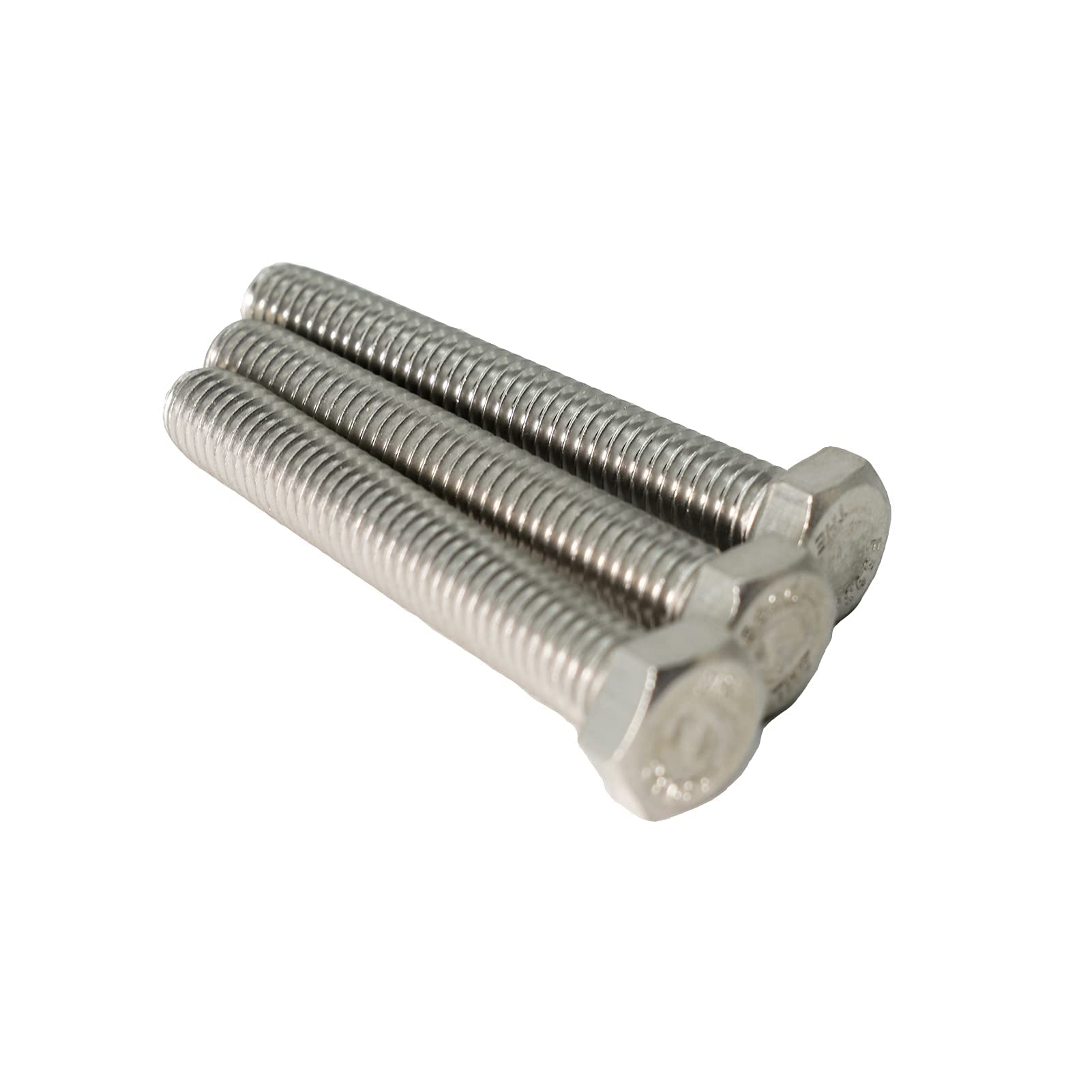 3/8"-16 X 2-1/4" (25pc) 304 Stainless Steel HEX Cap Screw Santie