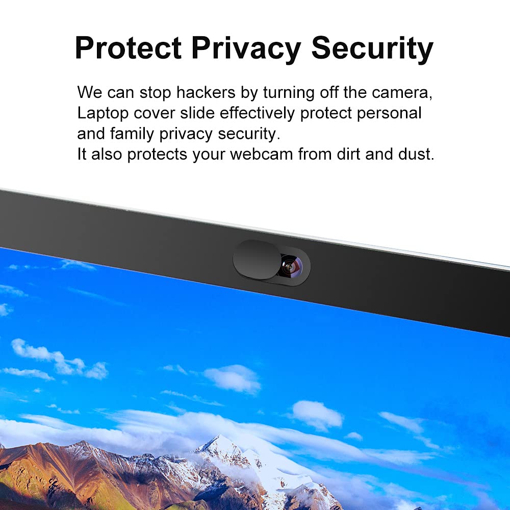 6PCS Ultra Slim Design Laptop Camera Covers Webcam Cover Security Camera Privacy Covers Protect Your Privacy Security for Mobile Phone, Laptop, PC