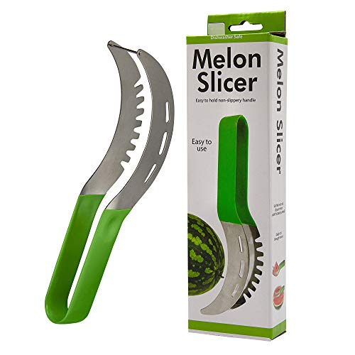 Watermelon Slicer β Premium Watermelon Cutter Kitchen Tools β Ultra-Sharp Stainless Steel Blade β Ergonomic and User-Friendly Handle β Safe, Durable Design