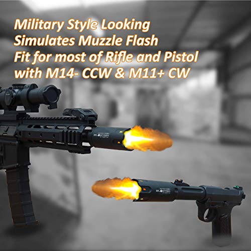 ACETECH-Blaster- Tan Color Muzzle Flame Tracer with M14- CCW and M11+ CW