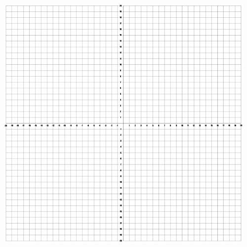 1" Square, Numbered XY Axis Large 3.5'x3.5' Dry-Erase Magnet