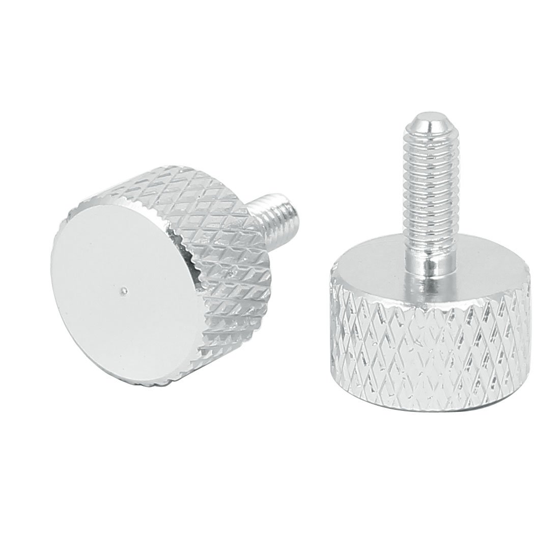 Aexit Computer PC Cleaning & Repair Graphics Card Knurled Thumb Screws Silver Tone Computer Screws M3x8mm 10pcs