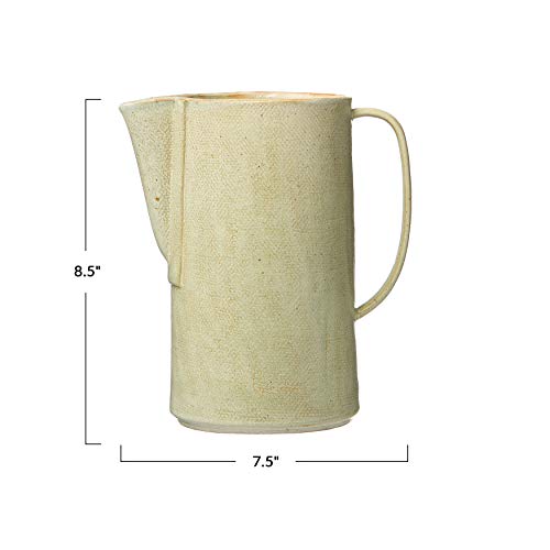 Creative Co-Op Celadon Stoneware Pitcher