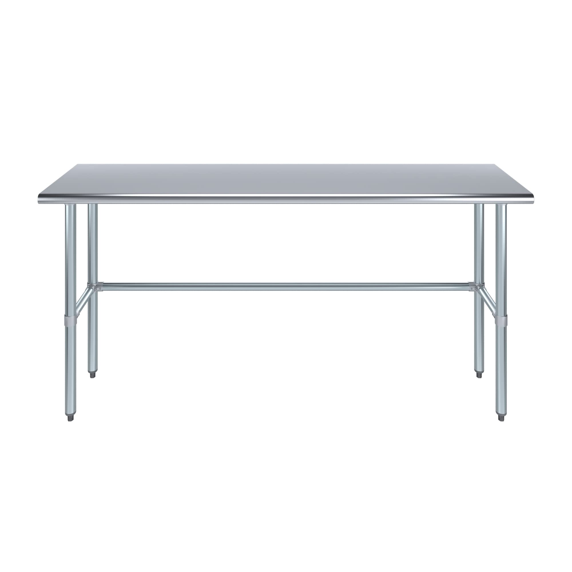 18 in. x 60 in. Open Base Stainless Steel Work Table | Residential & Commercial | Food Prep | Heavy Duty Utility Work Station | NSF