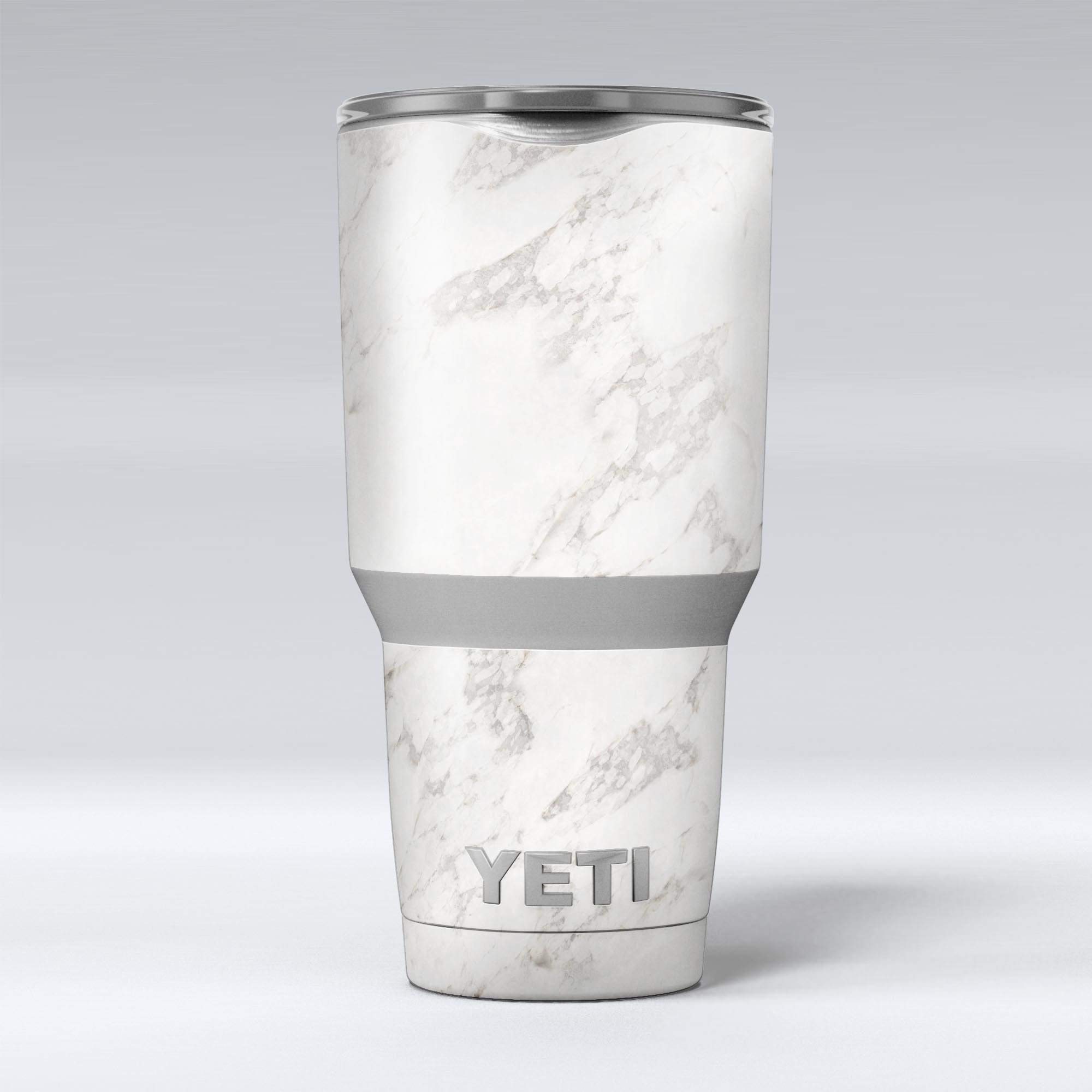 Design Skinz Slate Marble Surface V4 - Skin Decal Vinyl Wrap Kit Compatible with The Yeti Rambler Cooler Tumbler Cups