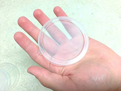 ALAZCO 6pc BPA-Free Can Covers - Large Medium & Small Plastic Tight Seal Lids For Canned Goods or Pet Dog Cat Food Saver Reusable