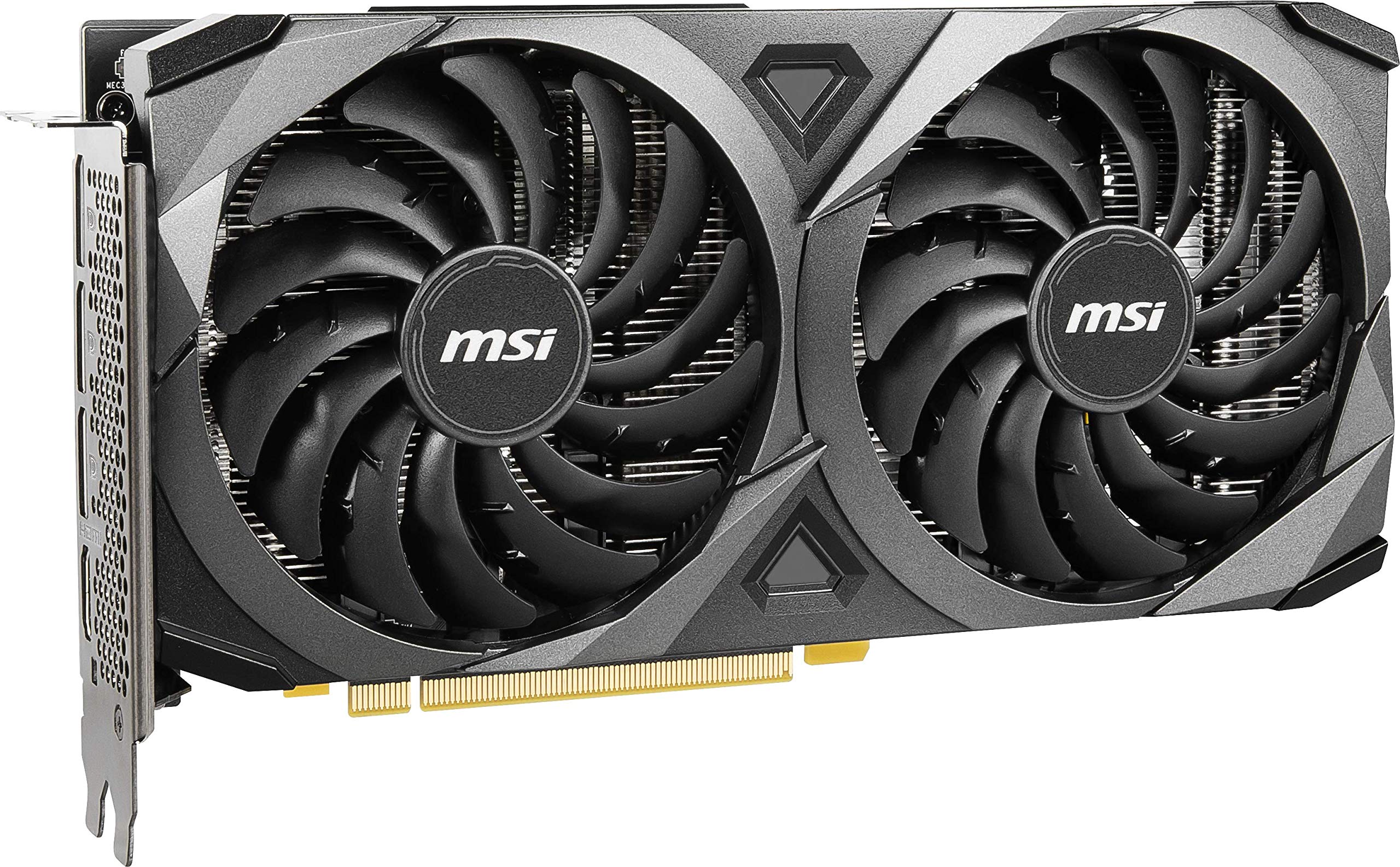 MSI Gaming GeForce RTX 3060 12GB 15 Gbps GDRR6 192-Bit HDMI/DP PCIe 4 Torx Twin Fan Ampere OC Graphics Card (RTX 3060 Ventus 2X 12G OC) (Renewed)