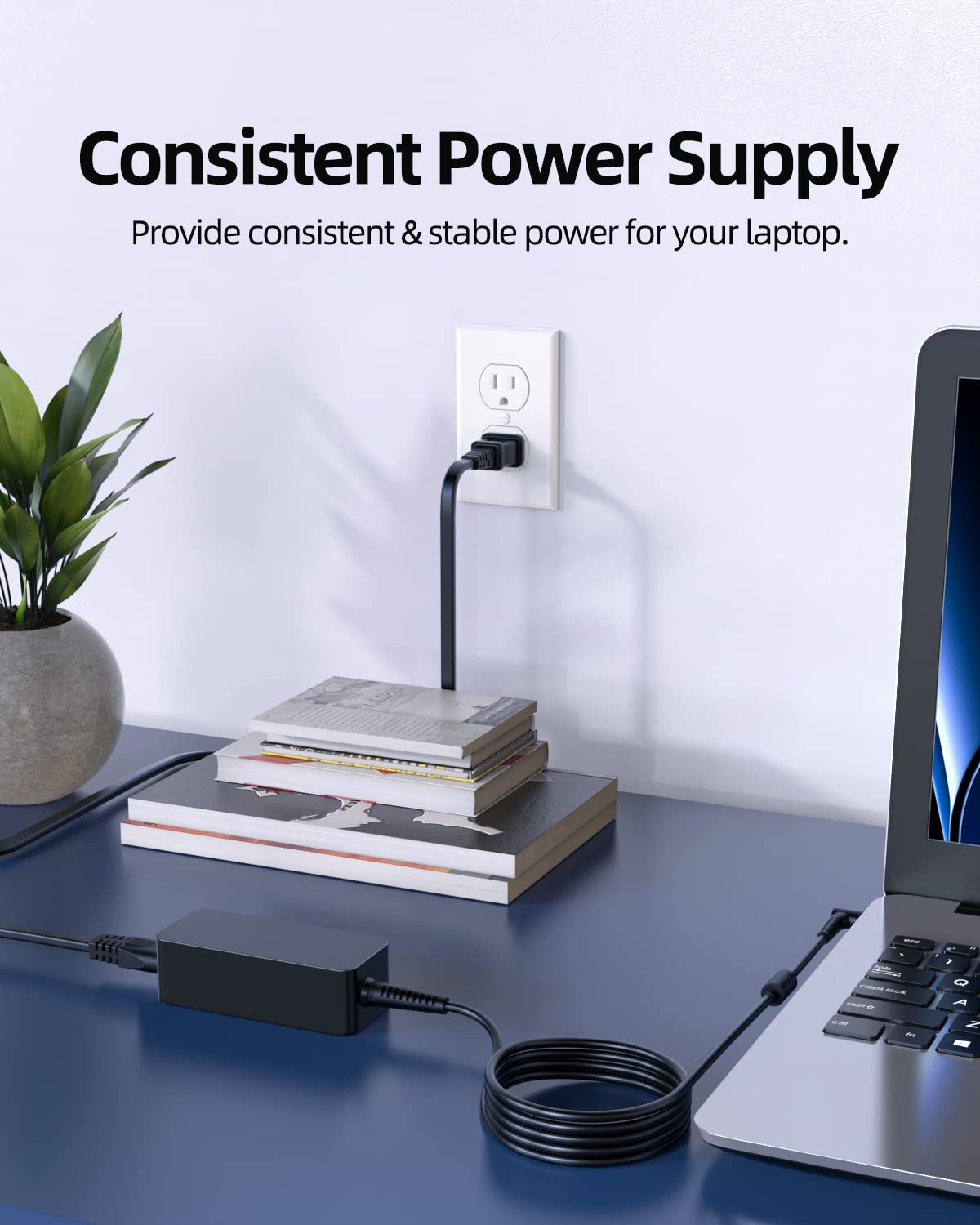 19V 2.1A AC Charger Fit for Samsung Galaxy View SM-T670 T677 18.4 Tablet Power Adapter Supply Cord