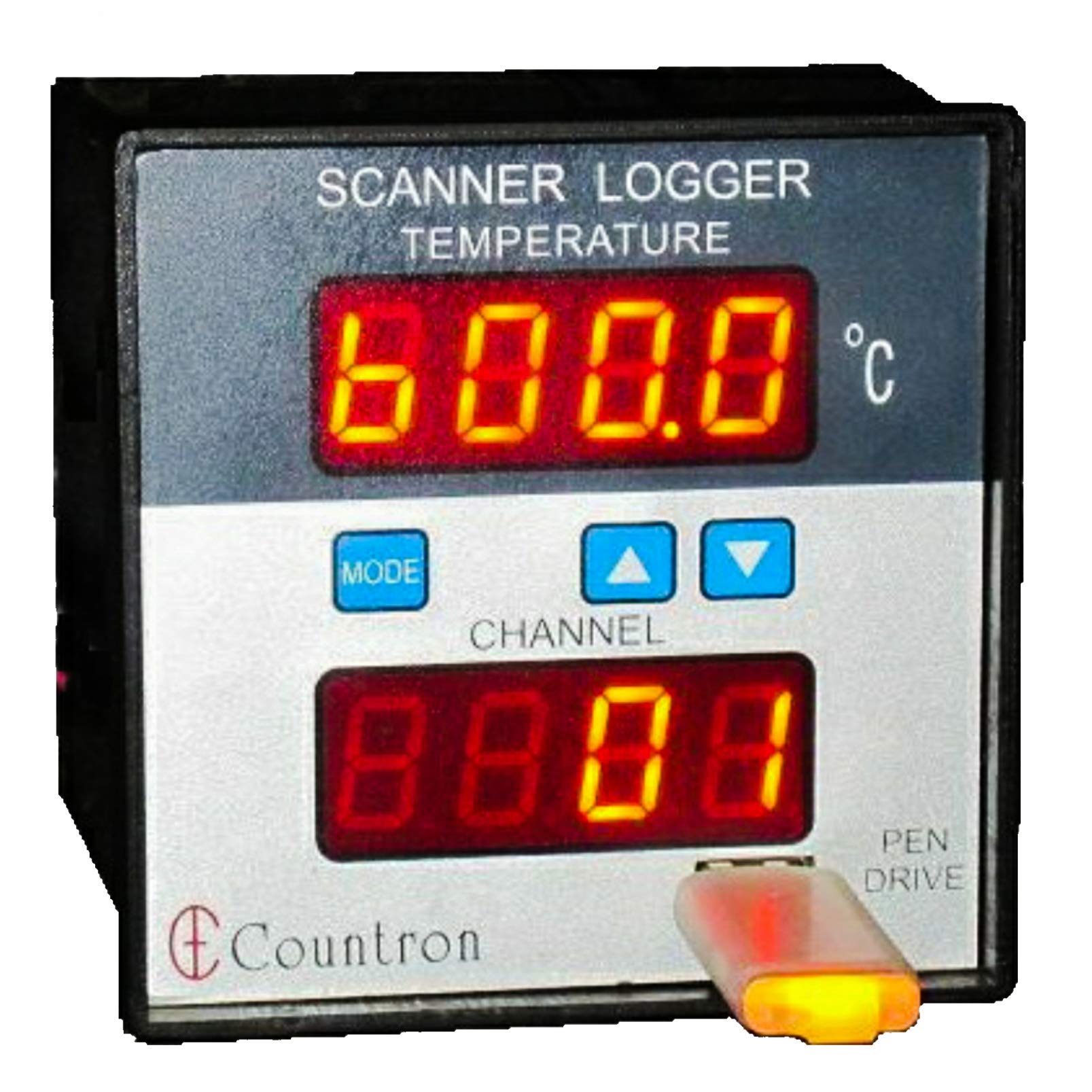 8 Channel Temperature Logger Model CT708 Black