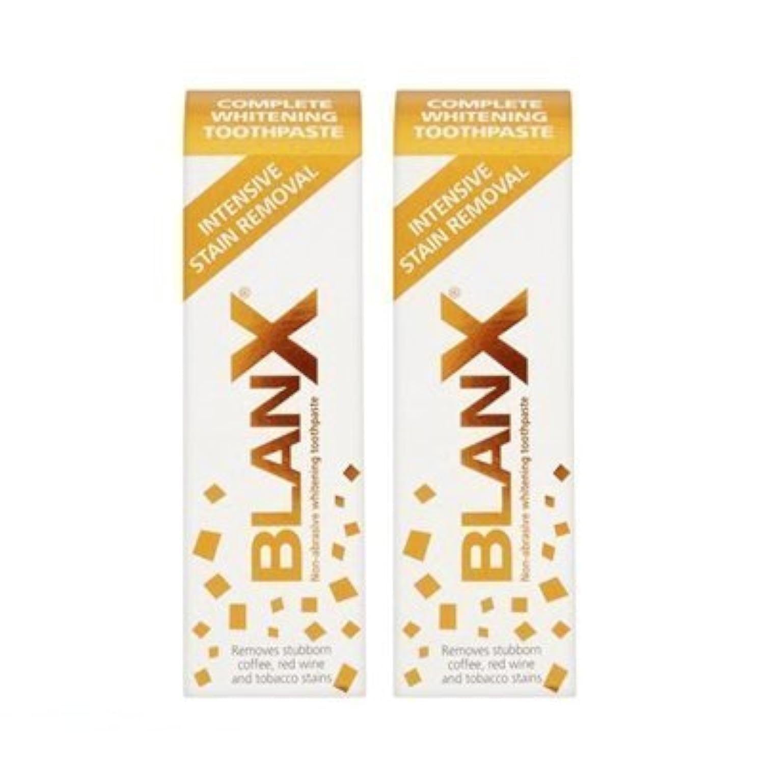 2 x Blanx Intensive Stain Removal Toothpaste by BlanX