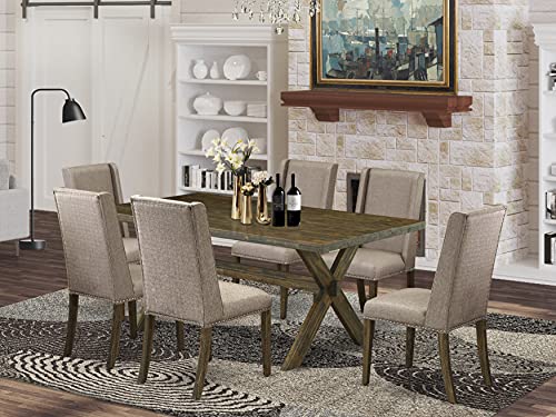 East West Furniture X777FL716-7, Regular