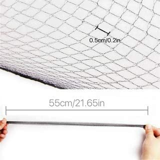 30Pcs Elastic Edge Mesh Invisible Hair Nets Hair Bun Holder for Ballet Dance (Blonde)