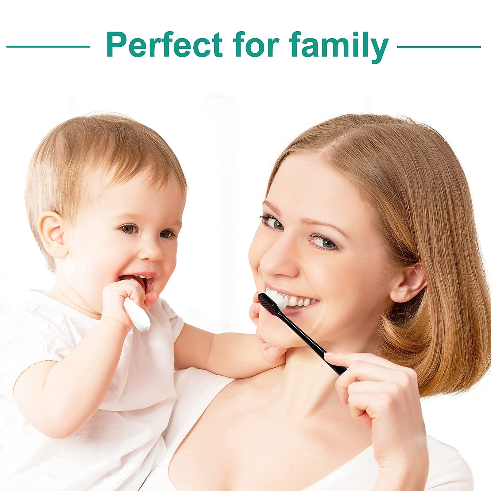 6 Pack Toothbrushes Soft Toothbrushes for Adults Extra Soft Toothbrushes for Sensitive Gums Ultra Soft Toothbrushes with 20000 Bristles for Bleeding Gums Ideal for Elder Pregnant Kids Home Travel