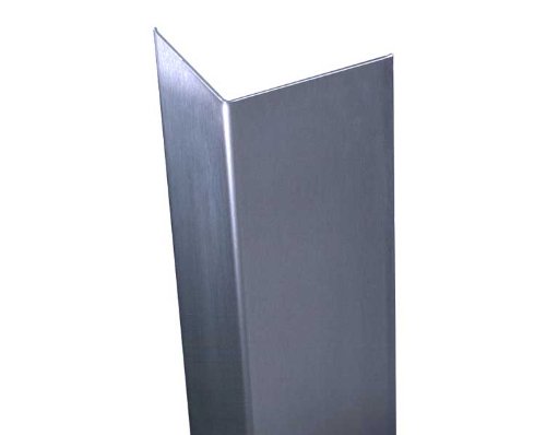 Stainless Steel Corner Guard, 1" X 1" X 60", No Wings