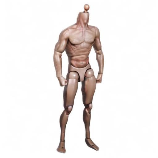 12'' Muscular Body,Male Flexible Action Figure Body Doll for 1:6 Scale Head Sculpt Carved