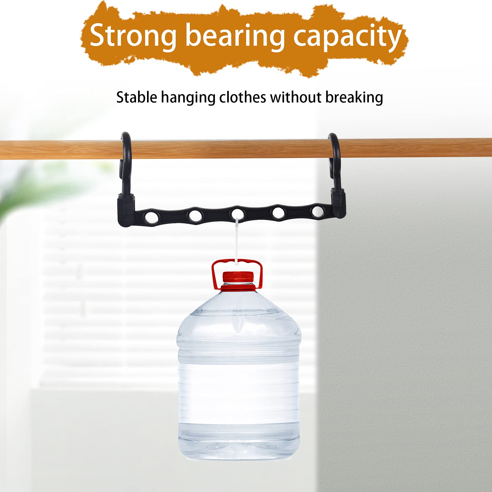 10Pack Closet Organizers and Storage Magic Hangers, Sturdy Plastic Space Saving Clothesr with Hangers Multifunctional Hangers for with Dorms, Bedroom, Apartments etc (10PC)