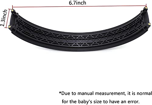 Adhiper Replacement Studio3 Headband Replacement Top Headband Repair Parts is Compatible with Studio 3.0 Wireless Studio 2.0 Wireless Over-Ear Headphones (Black+Red)