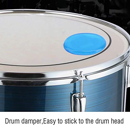 12Pcs Silicone Drum Dampeners Gel Pads,Drum Damper for Drums Tone Control