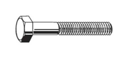 1"-8 x 3-1/2" Grade 8 Zinc Yellow UNC (Coarse) Hex Head Cap Screws, 5 pk.