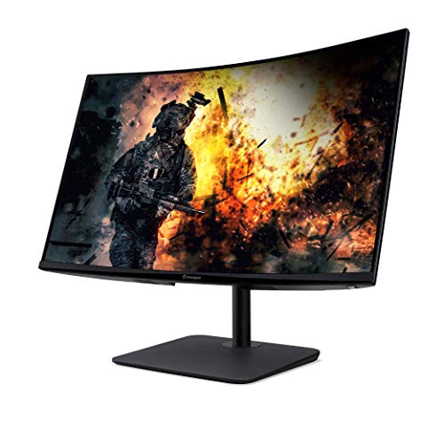 AOPEN by Acer 32HC5QR Zbmiiphx 31.5" 1500R Curved Full HD (1920 x 1080) VA Zero-Frame Gaming Monitor with Adaptive-Sync Technology, 240Hz, 1ms , (Display Port & 2 x HDMI 1.4 Ports), Black