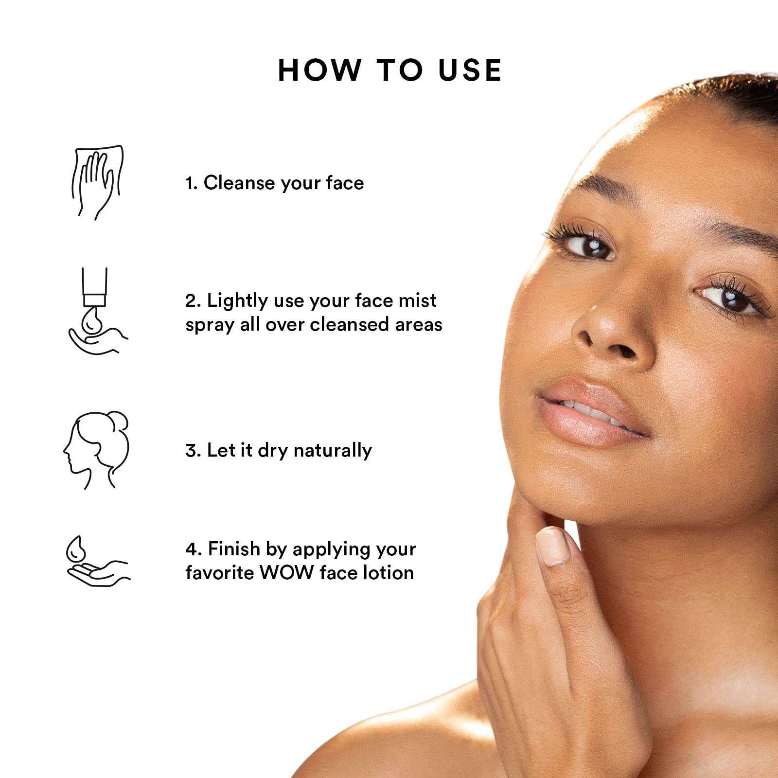 WOW Skin Science Vitamin C Mist Toner - Fight Aging, Facial Mist for Dull, Dry Skin - for All Skin Types - 200ml