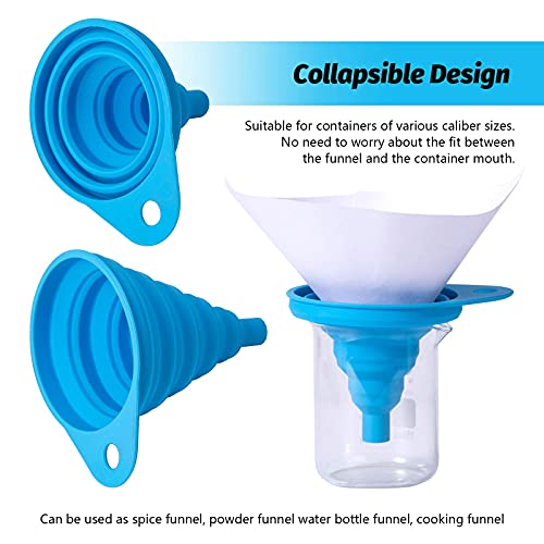 3D Printer Resin Filter Disposable β with Cone Silicone Resin Funnel(Large), Paint Strainer or Resin Strainer kit for uncured Resin Recycling (101)