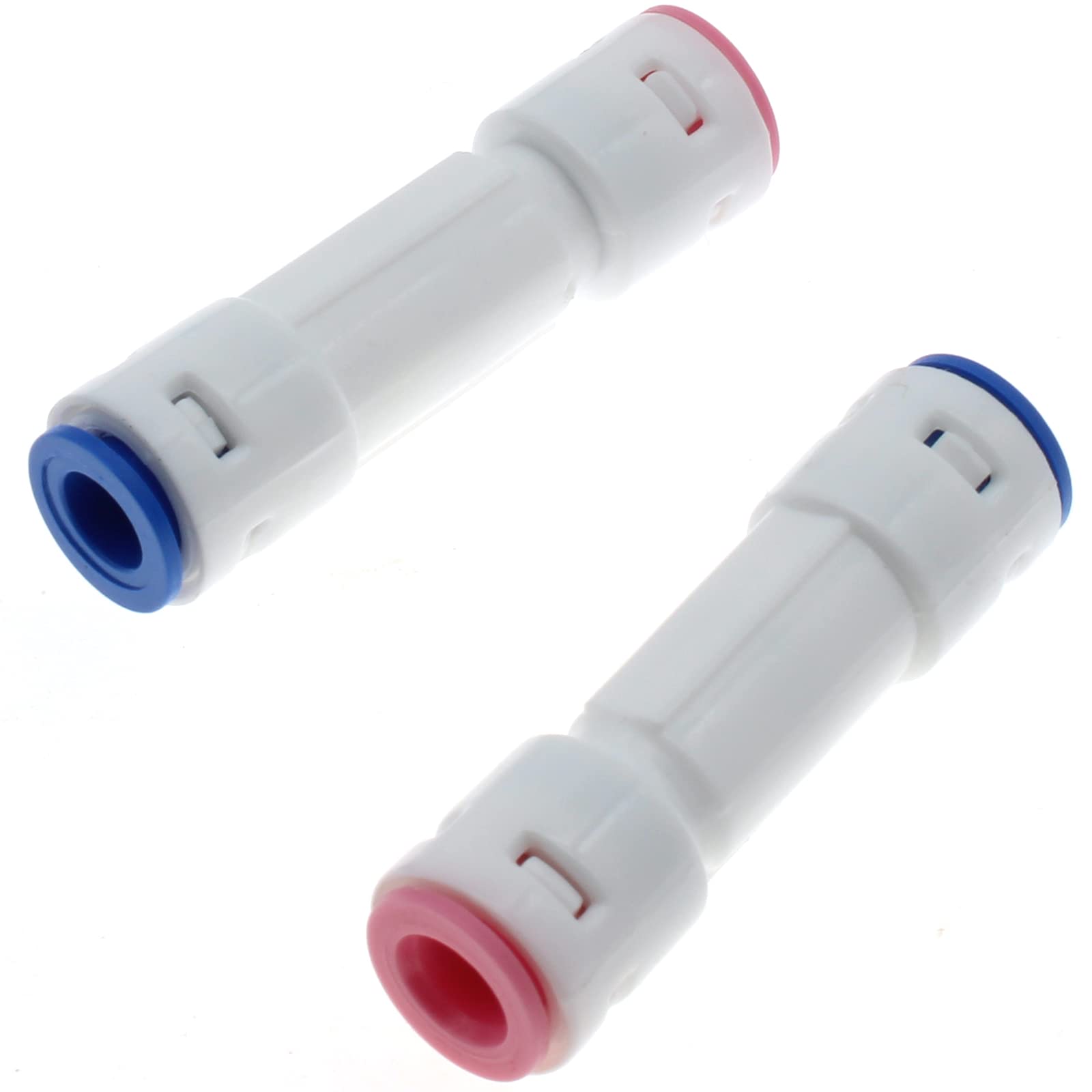 1/4 Inch Quick Connect Check Valve 4 Pcs One-way Through Water Purifier Check Valves for RO Pure Water Reverse Osmosis System[FDXGYH,White]