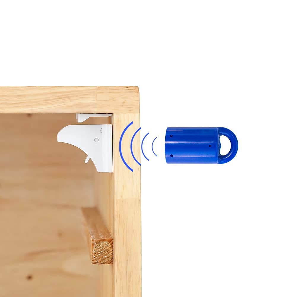 MAGNET PAL Child Safety Cabinet Lock Replacement Key Set - Key (3) Pack (Red)
