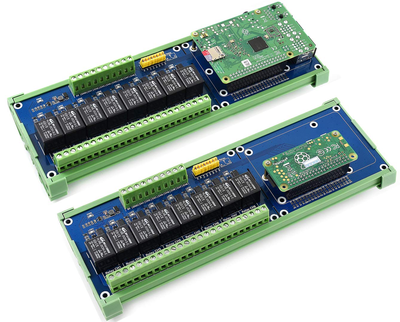 8 Channel Relay Module Board for Raspberry Pi 4B/3B+/3B/2B/A+/B+/Zero,Jetson Nano 8-CH Relays Loads up to 5A 250V AC or 5A 30V DC