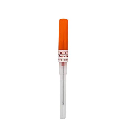 5PCS Body Piercing Needles - SHZDMH 14G Gauge Steel Cartilage Piercing Catheter Needles for Lip Tongue Piercing Tattoo Supply (14G)
