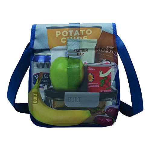 BUILT Crosstown Stain Resistant Insulated Lunch Bag with Adjustable Shoulder Strap Citadel 5269922