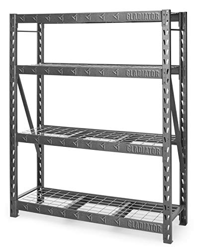 60" Wide Heavy Duty Rack with Four 18" Deep Shelves