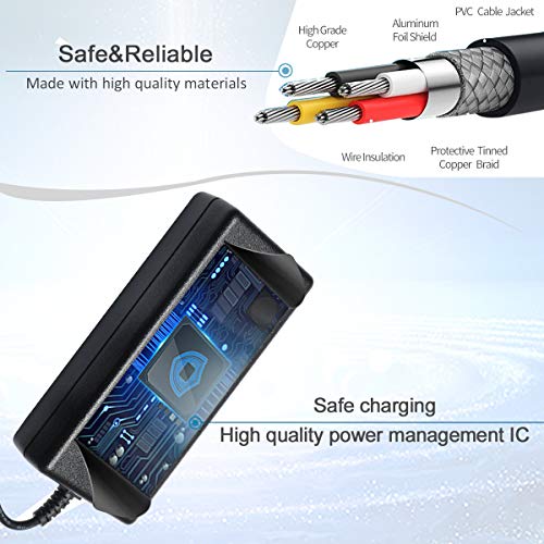 24V Electronic Scooter Battery Charger for Razor E100 MX350 E200 E300 E300S E500 E125 E150 E175 E225S E325S PR200, Pocket Mod, Sports Mod, and Dirt Quad