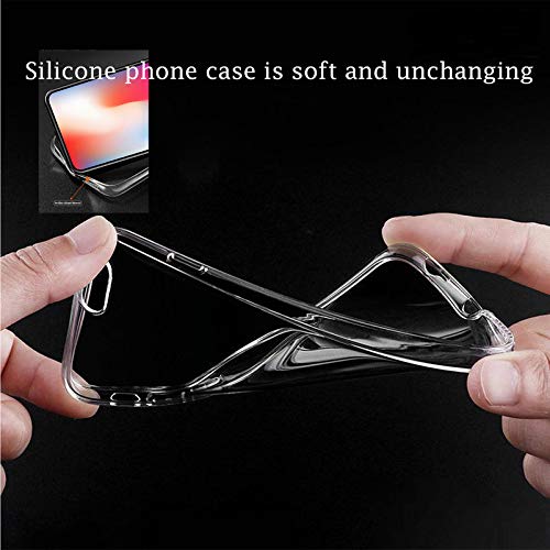 AQGG for Oukitel C21 [6.40"] Case, Soft Silicone Bumper Shell Transparent Flexible Rubber Phone Protective Cases TPU Cover for Oukitel C21 -Girl