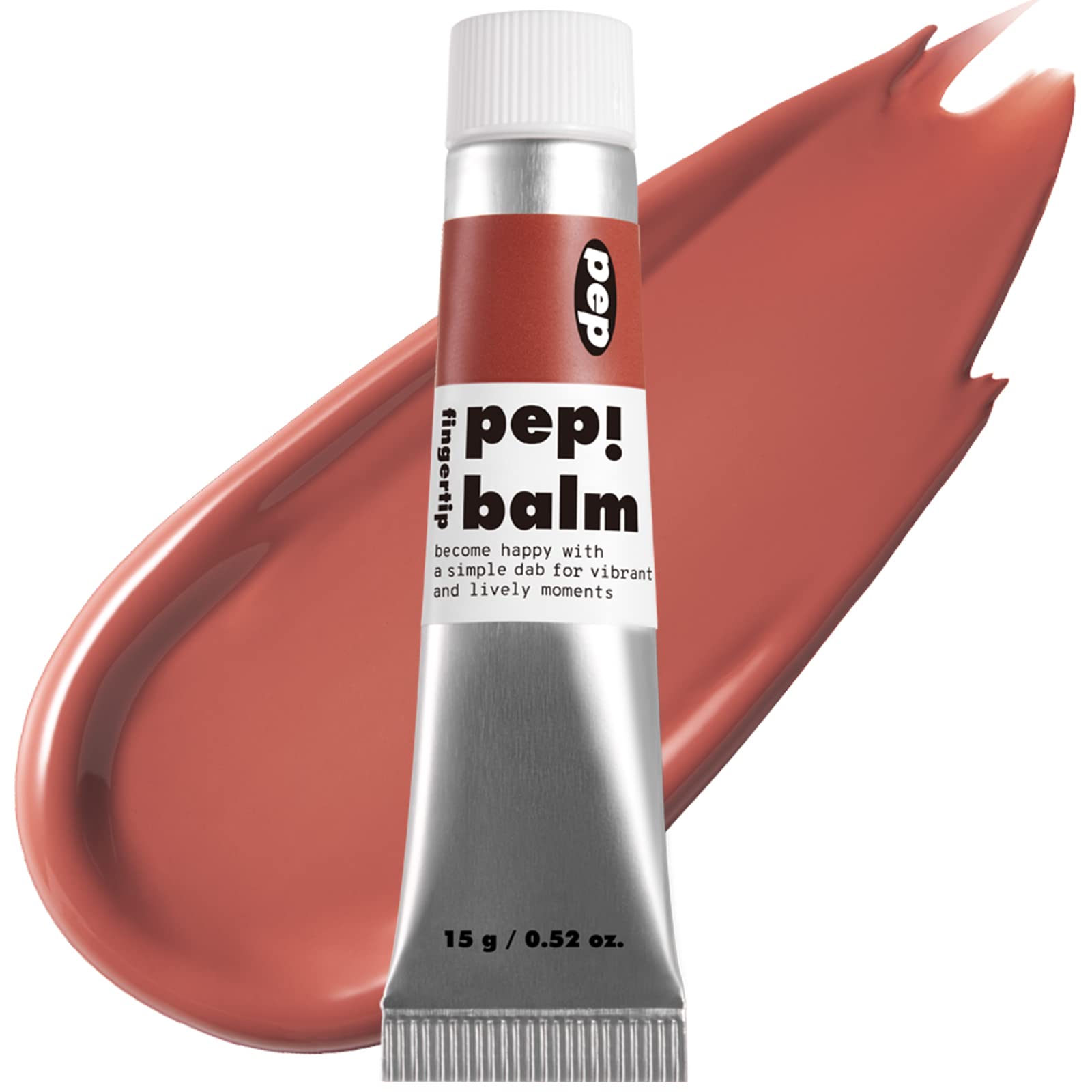 I'M MEME Lip and Cheek Tint - PepBalm 004 Corner | Wtih Shea Butter, Gift, Liquid Blush, Travel-Friendly, Highly Pigmented, Non-Drying 0.52 Oz