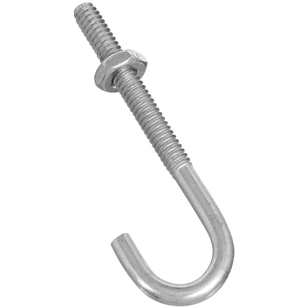 2195BC 3/16†x 2-1/2†J Bolt - Zinc Plated