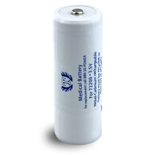 2 Pack Banshee Replacement for Welch Allyn 72200 Battery Fits Otoscope Handle 71000 71010 71015 71020 71050 71051 71054 71055 71670