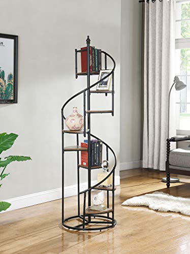 Coaster Furniture Bookcase Rustic Brown and Black 805675